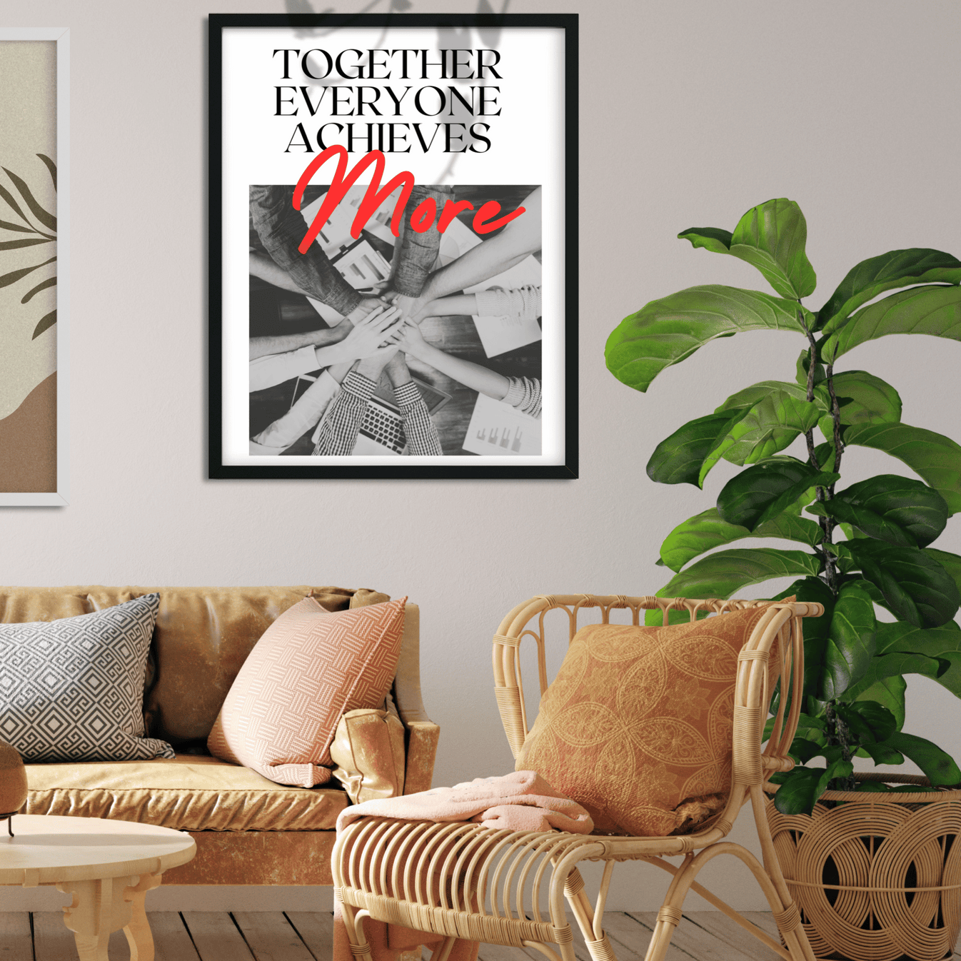 TEAM: Together Everyone Achieves More Teamwork Framed Artwork – El and ...