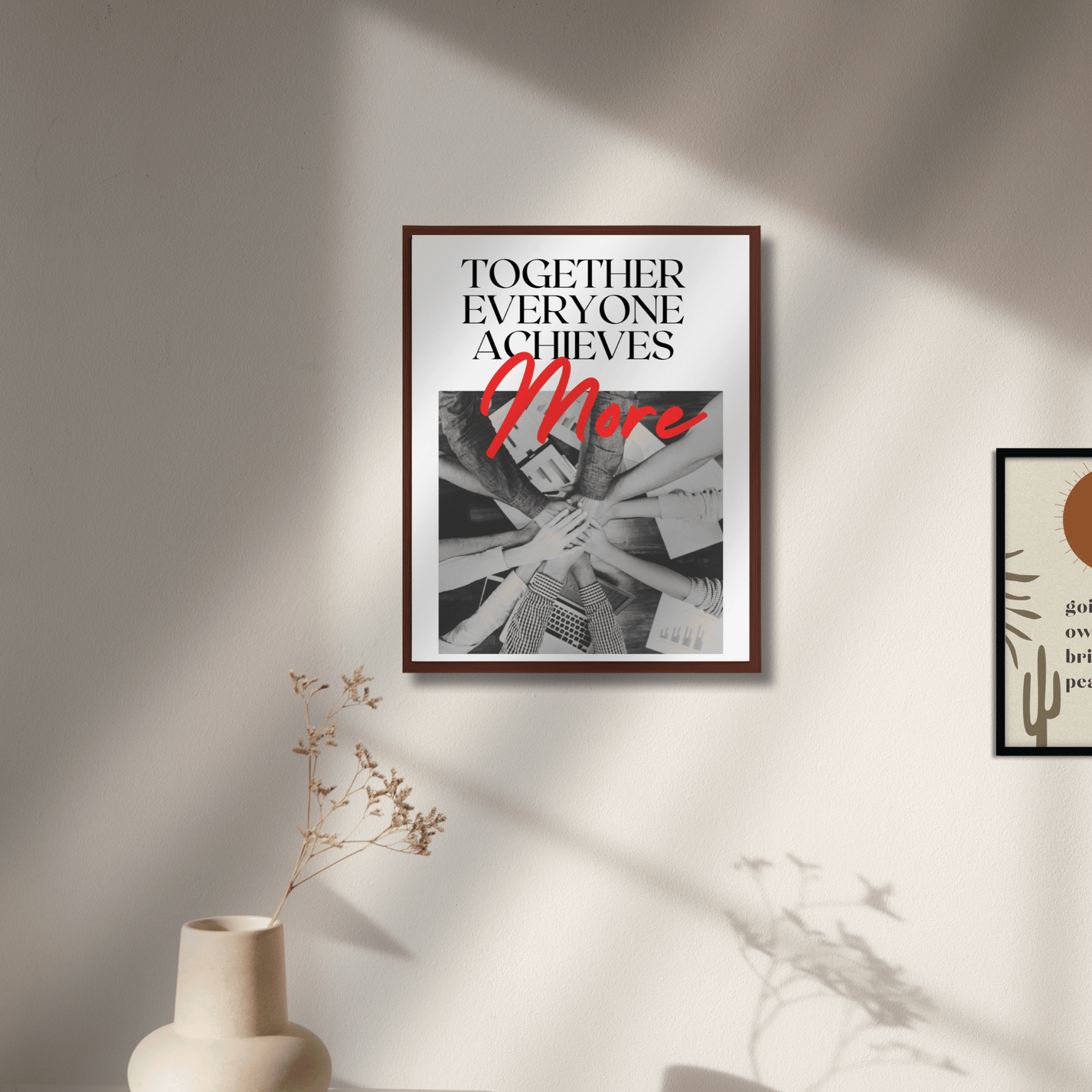 TEAM: Together Everyone Achieves More Teamwork Framed Artwork – El and ...