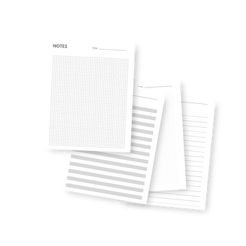 Printable Note Paper – El and Al Co.