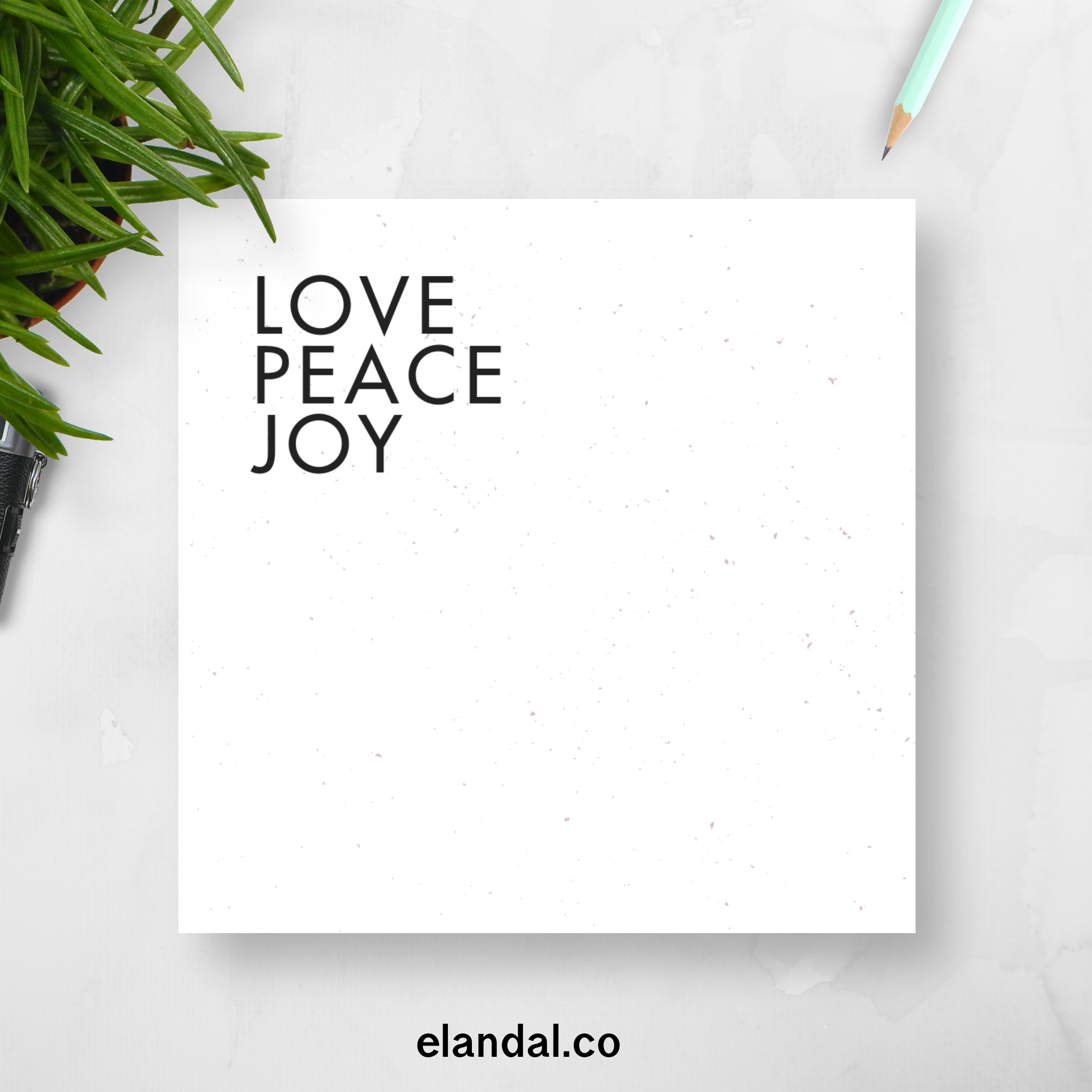 Minimalist Personalized Text Sticky Notes, 3x3 inch Adhesive notepads ...