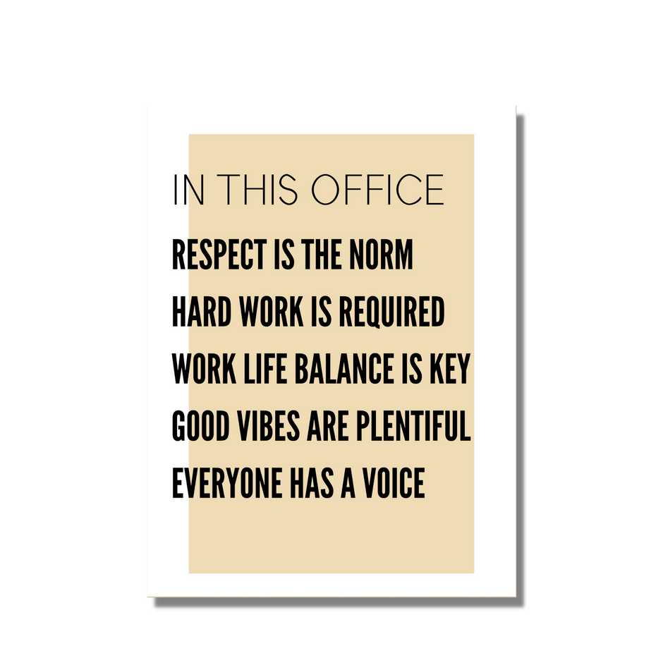 Inspirational Print Posters for the Office – El and Al Co.