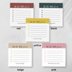 Slay My Goals Personalized Sticky Notes, Motivational To-Do List 3x3 i ...