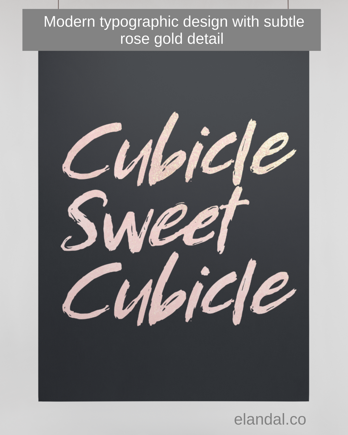 Cubicle Sweet Cubicle Printable Art for Workspace Instant Download – El ...
