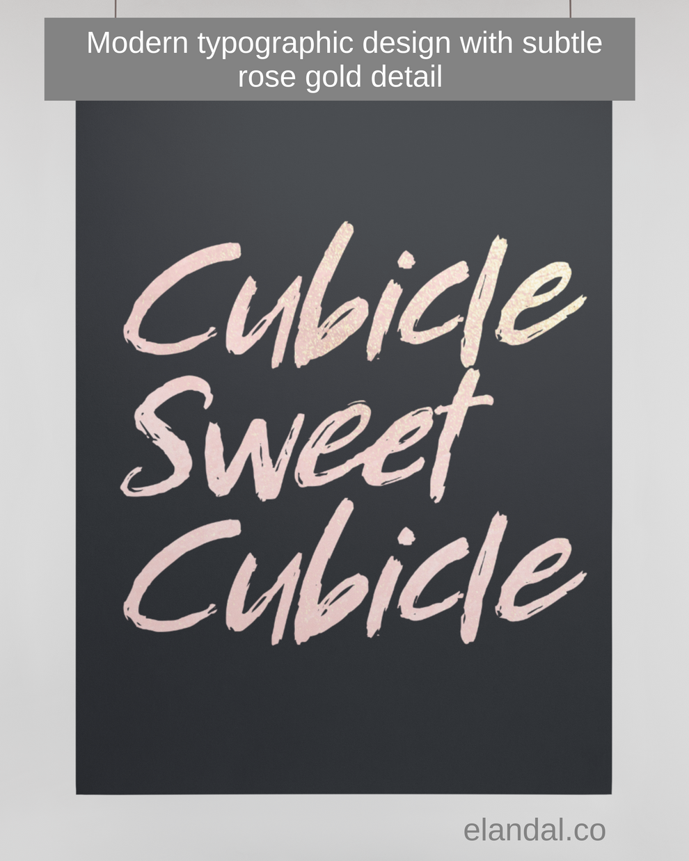 Cubicle Sweet Cubicle Printable Art for Workspace Instant Download – El ...