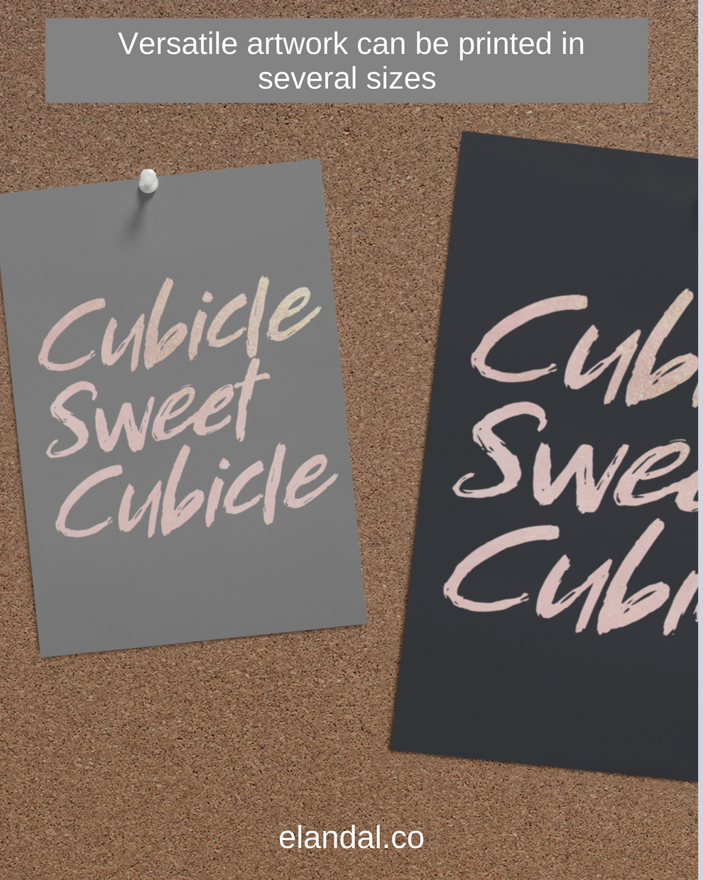 Cubicle Sweet Cubicle Printable Art for Workspace Instant Download – El ...
