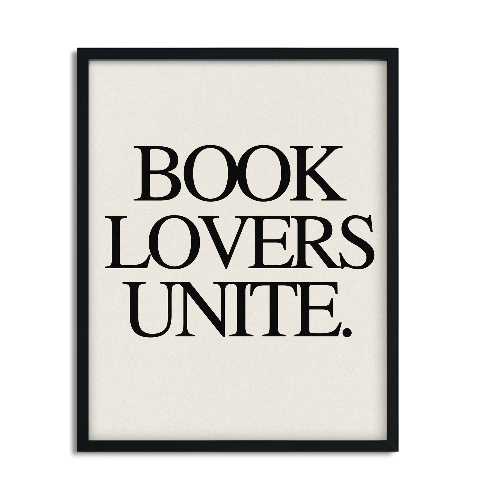 Book Lovers Unite Framed Artwork – El and Al Co.